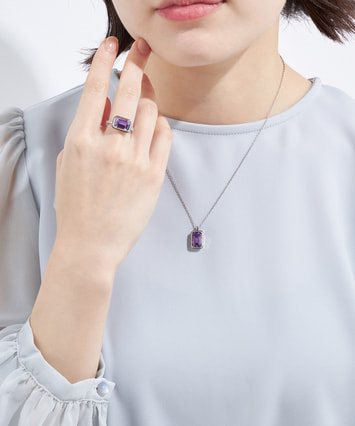 SV925 ライトアメシスト リング|festaria Online Shop(フェスタリア オンラインショップ)